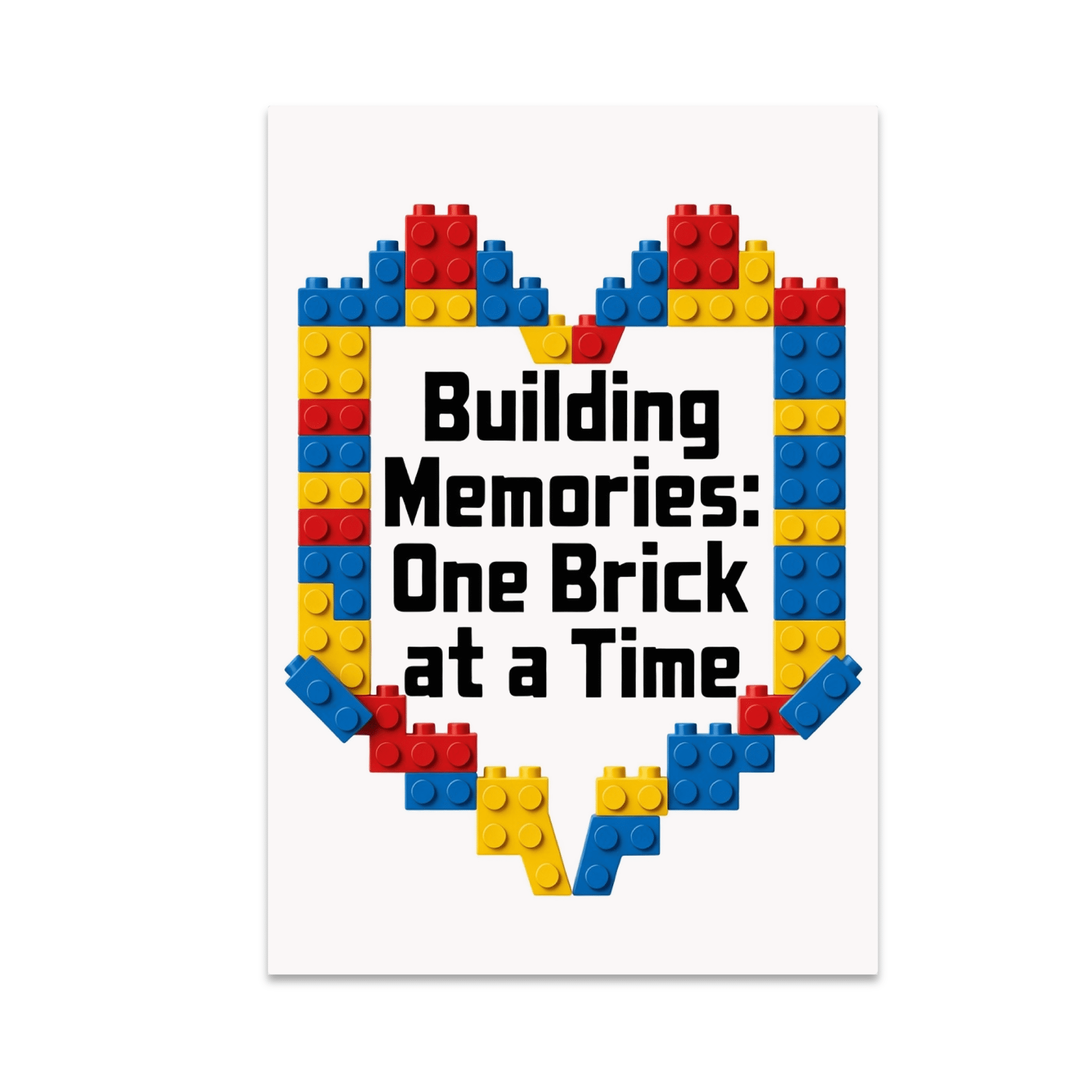 Building Memories: One Brick at a Time - Toy Brick Enthusiast - 13x19 ...