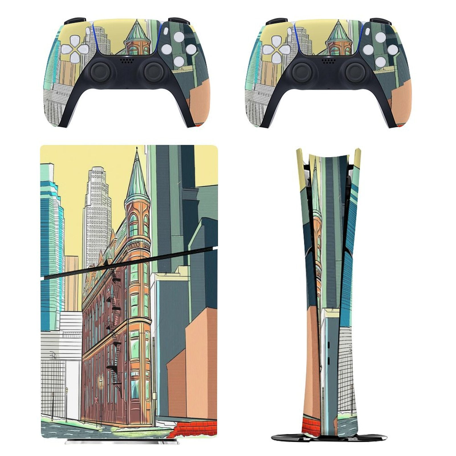 Building PS5/PS5 Slim Digital Disc Skin Sticker For Console And ...