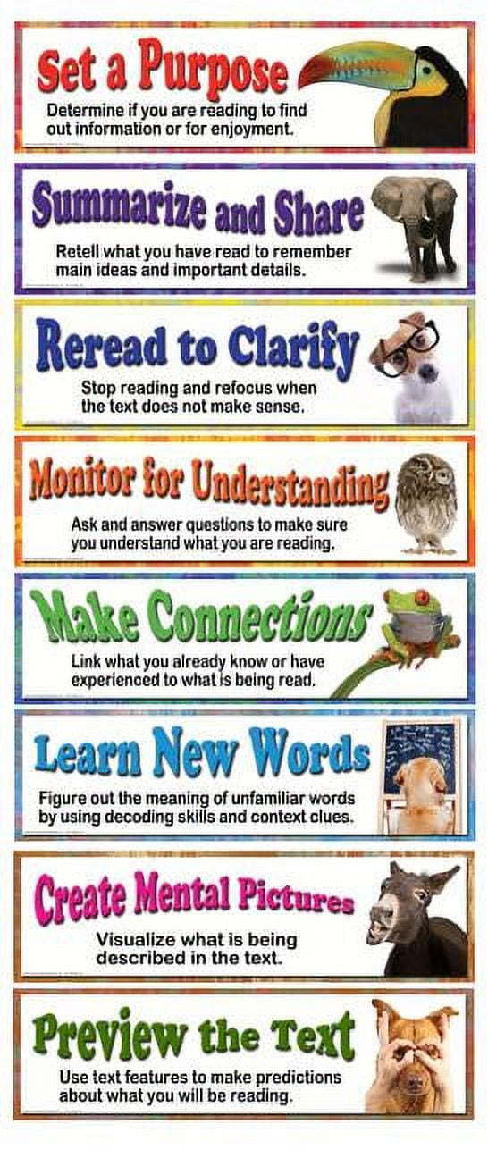 Building Reading Comprehension Skills Mini Bulletin Board Set (Other ...