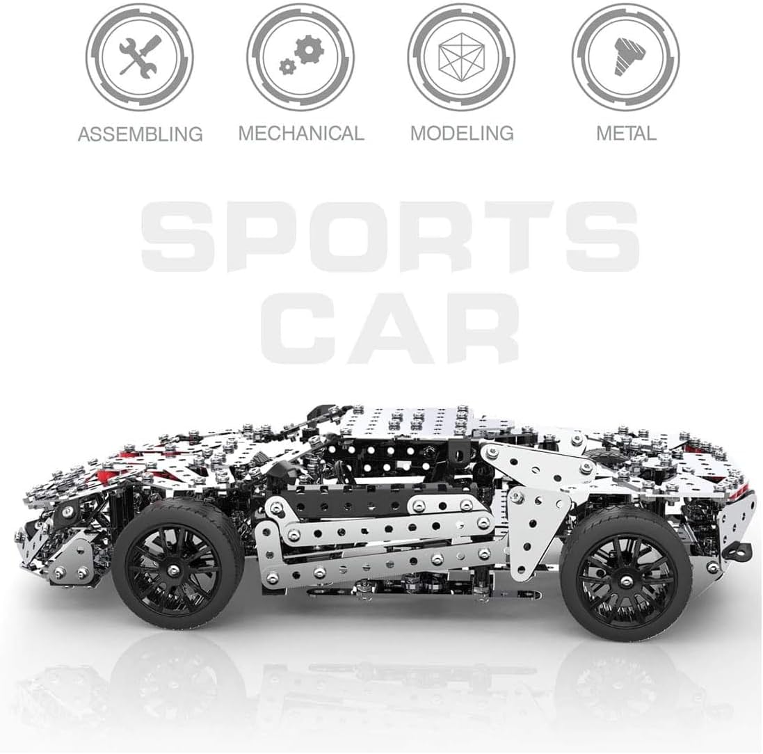 Building Sets Stem Assembly Metal 3-D Puzzle Off-Road Model Car ...