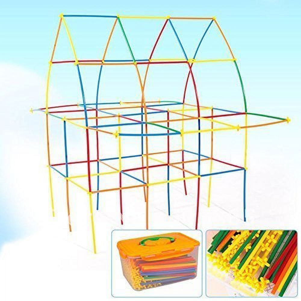 Building Straws 400 Piece set with Bucket - Walmart.com