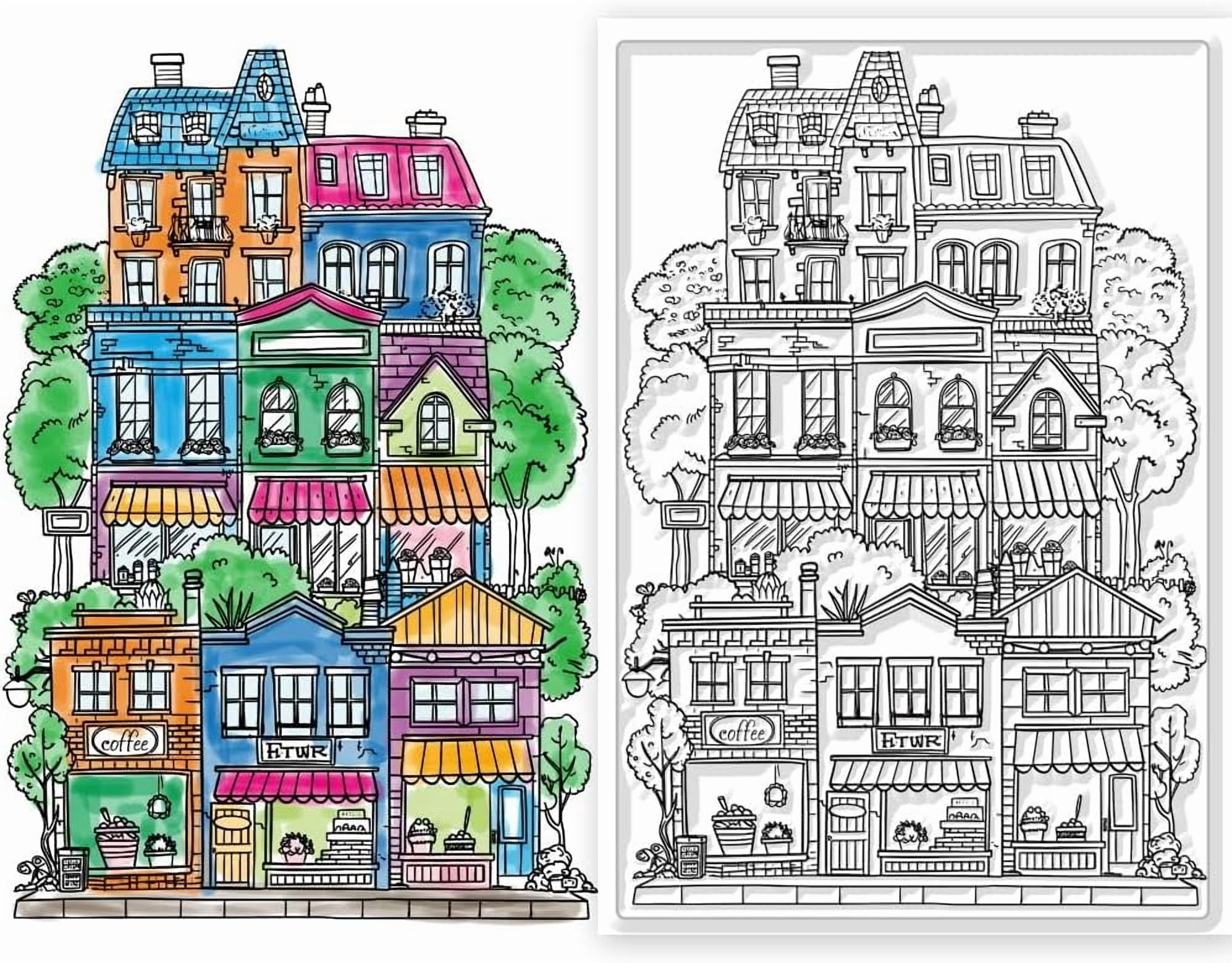 Building Theme Silicone Clear Stamps House Stamp for Card Making ...