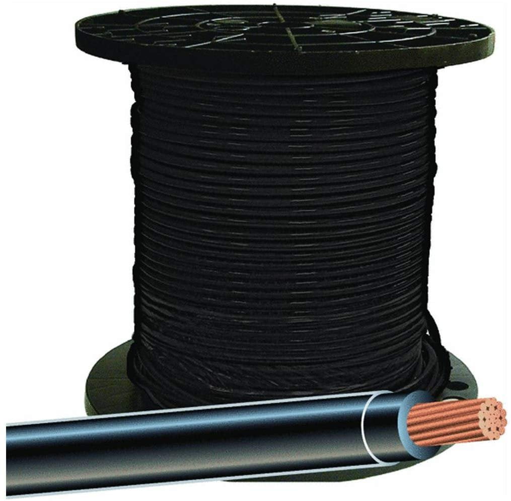 Building Wire, Thhn, 6 Awg, Black, 500Ft - Walmart.com