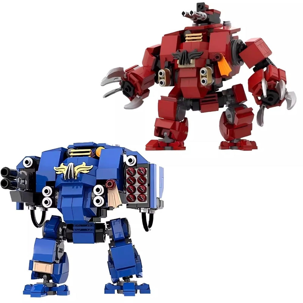 Building block assembly savior fearless bipedal walking combat mecha ...