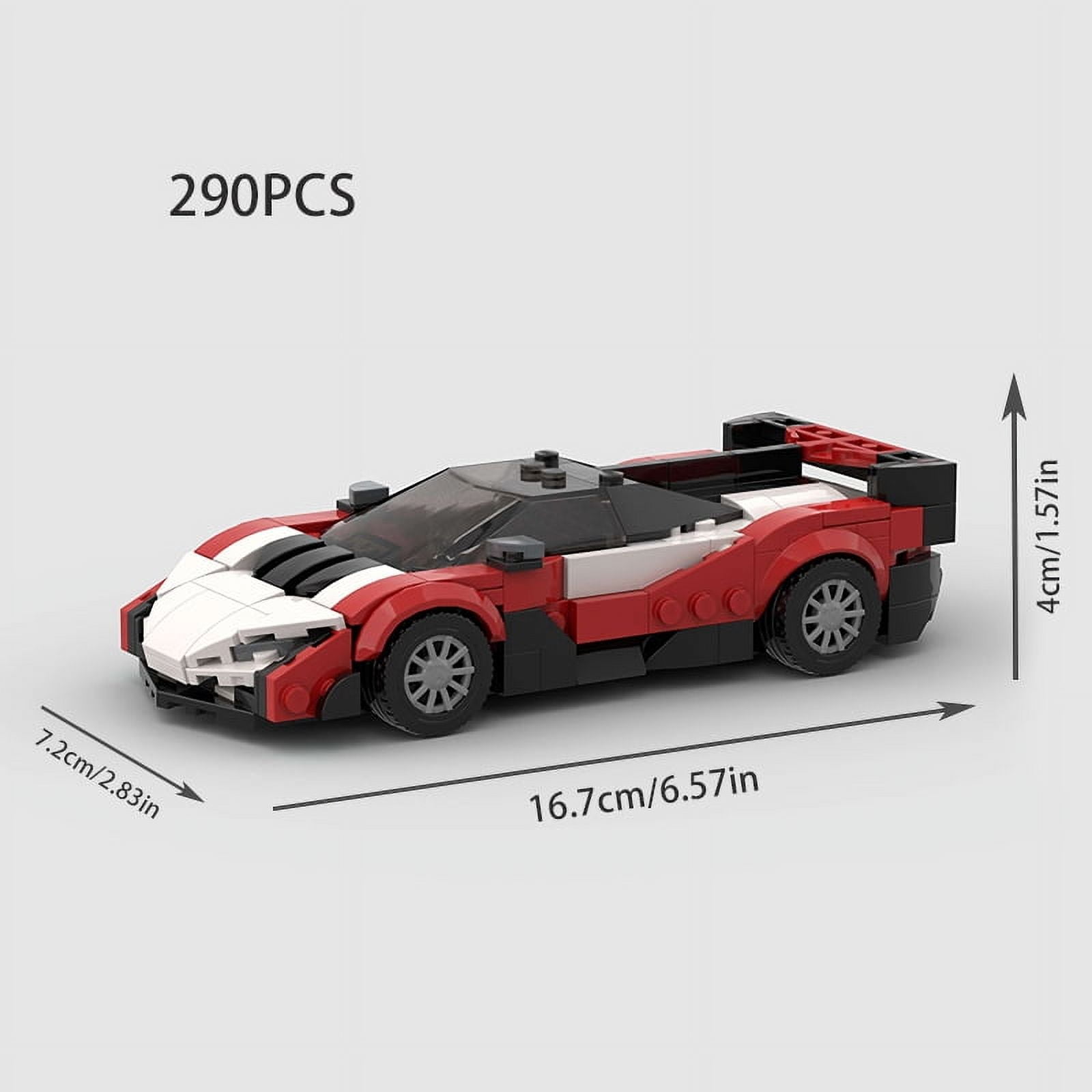 Building block racing car MOC 765lt City Racing Car Speed Champions ...