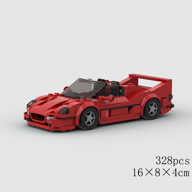 Building block racing car Miata MX-5 NA MOC Car Convertible Speed ...