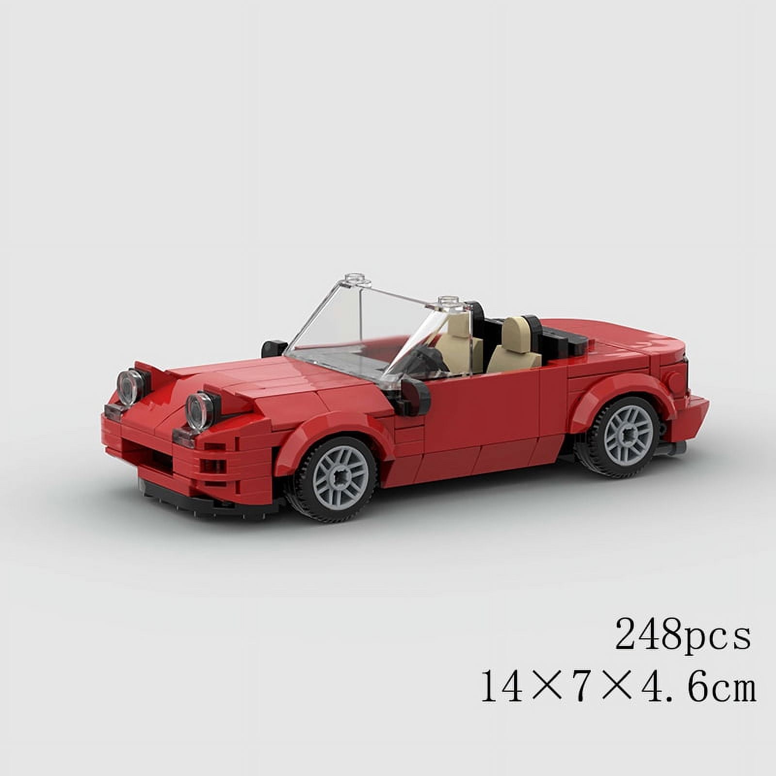 Building block racing car Miata MX-5 NA MOC Car Convertible Speed ...