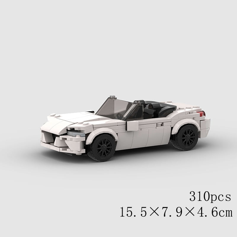 Building block racing car Miata MX-5 NA MOC Car Convertible Speed ...