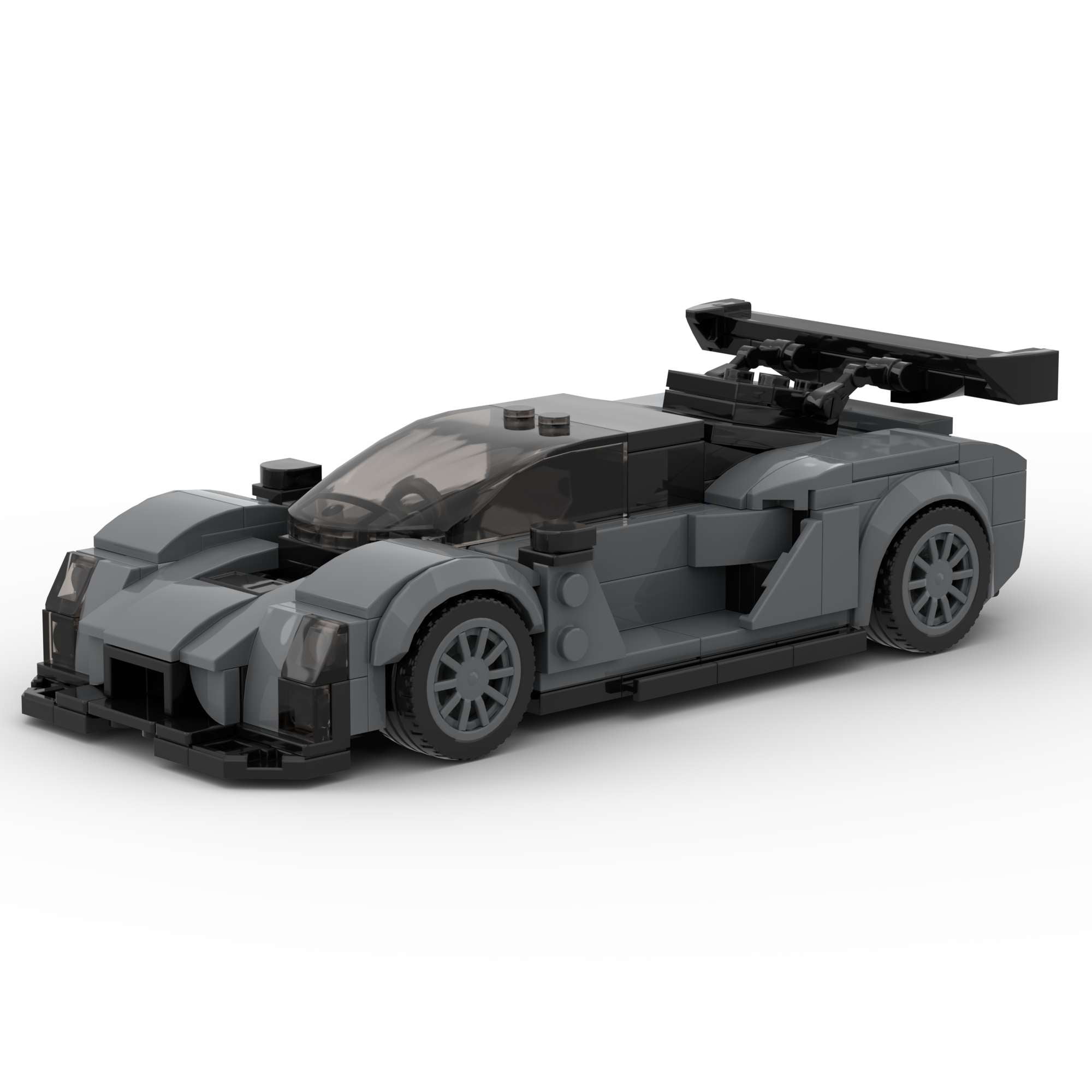 Building block racing car moc children's puzzle toy - Walmart.com