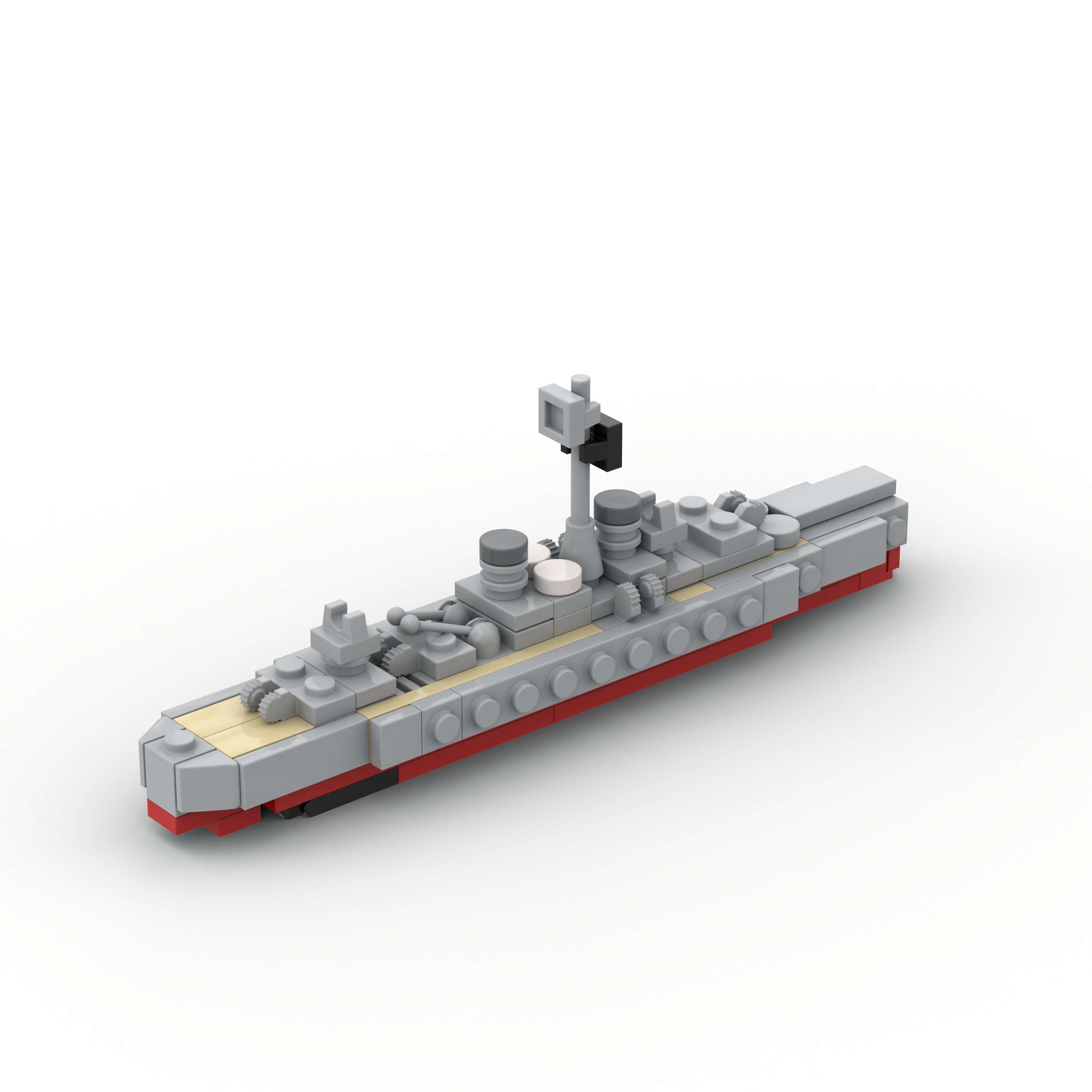 Building blocks model moc battleships Puzzle matching toys for children ...