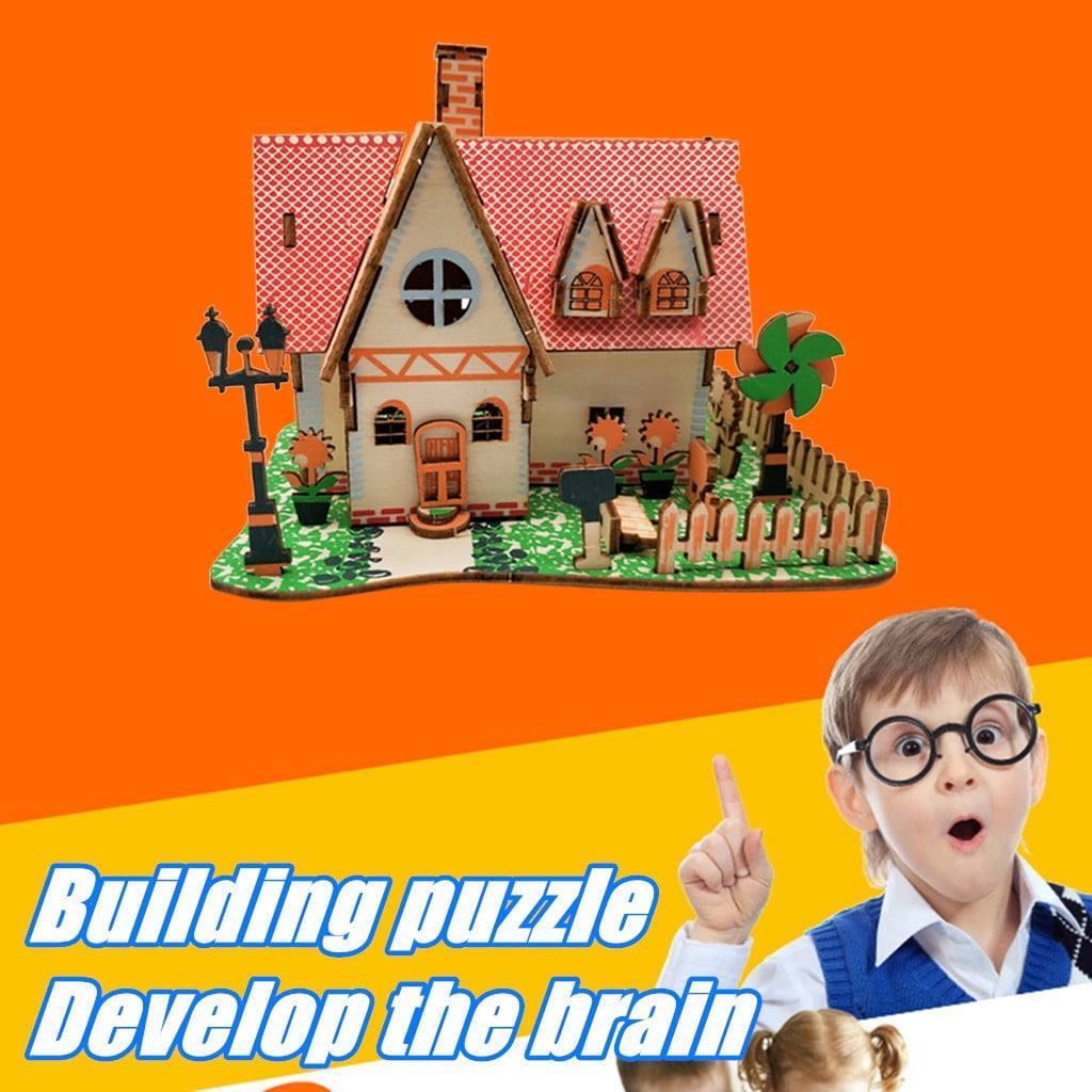 Building house 3D Baby Toys Fidget Toys Adults Puzzle Toddler Toy Bath ...