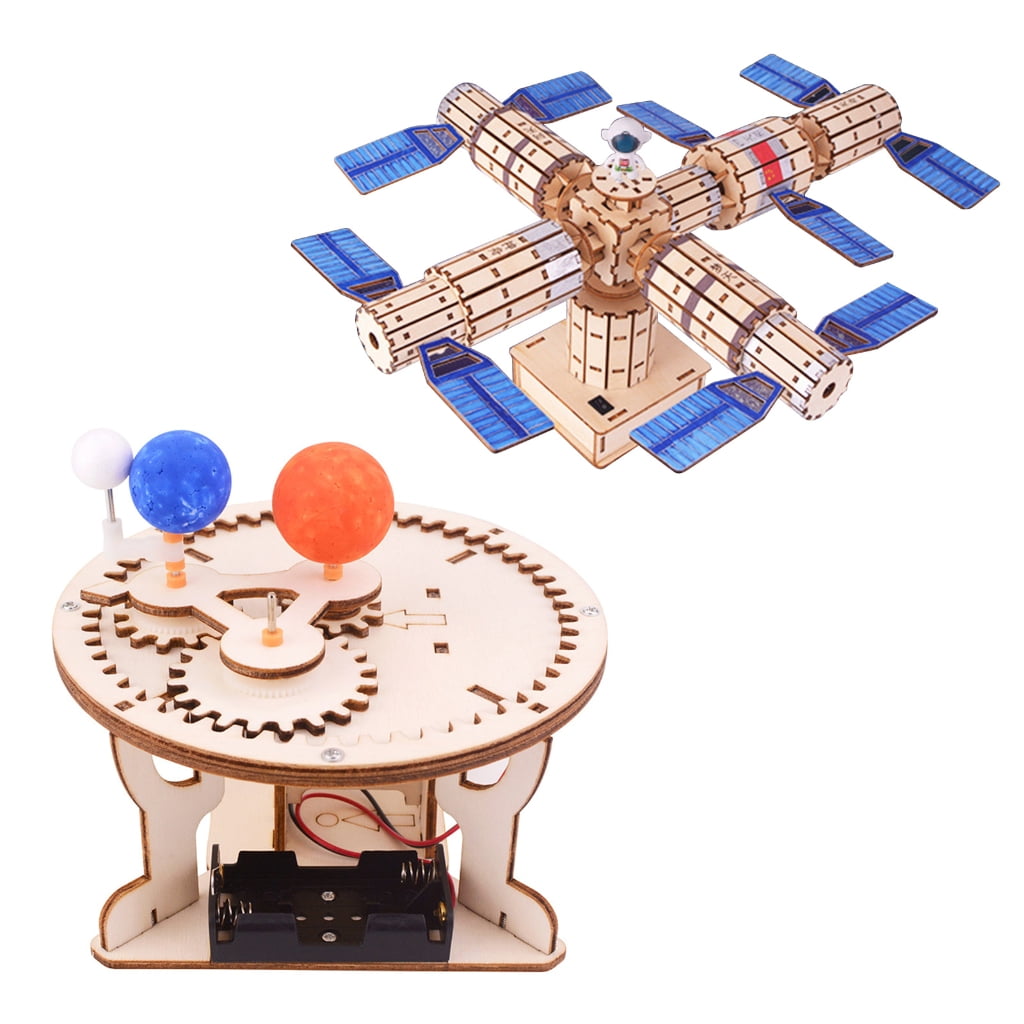 Buildings Mechanical Models Science Experiment Model 3D Wood Puzzles ...