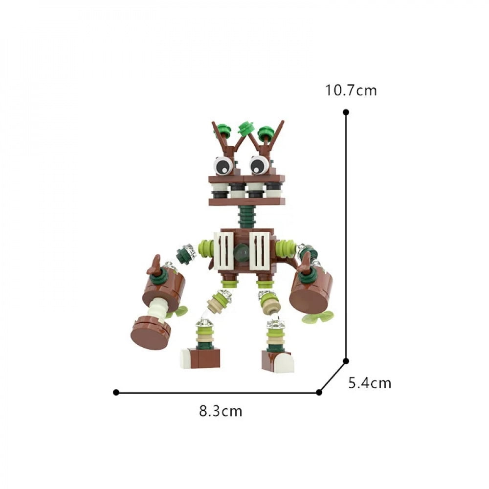 Buildmoc My Singing Wubbooxed Action Figures Monsters MOC Set Model ...