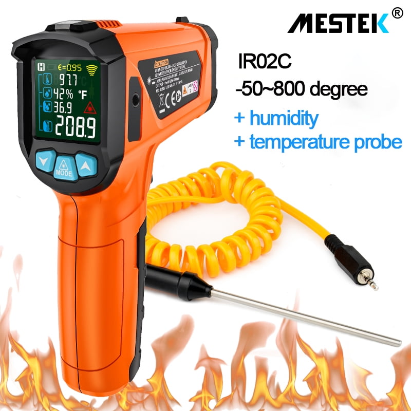 Buildzy Digital Infrared Thermometer Pyrometer Thermal Imager ...