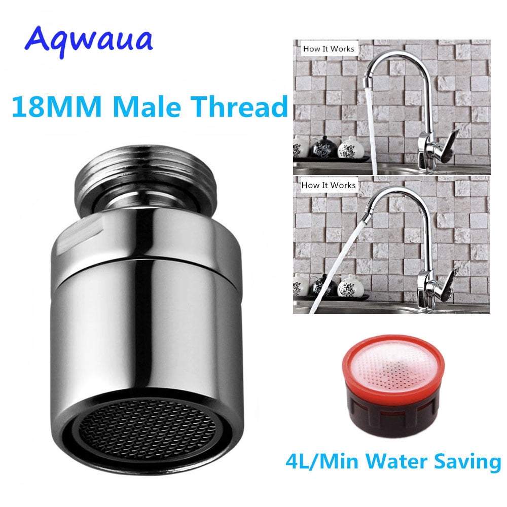 Buildzy Water Saving Kitchen Aerator 18 MM Male Thread Faucet Swivel ...