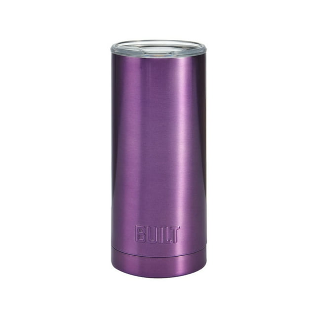 Built 20 Ounce Double Wall Stainless Steel Tumbler In Purple