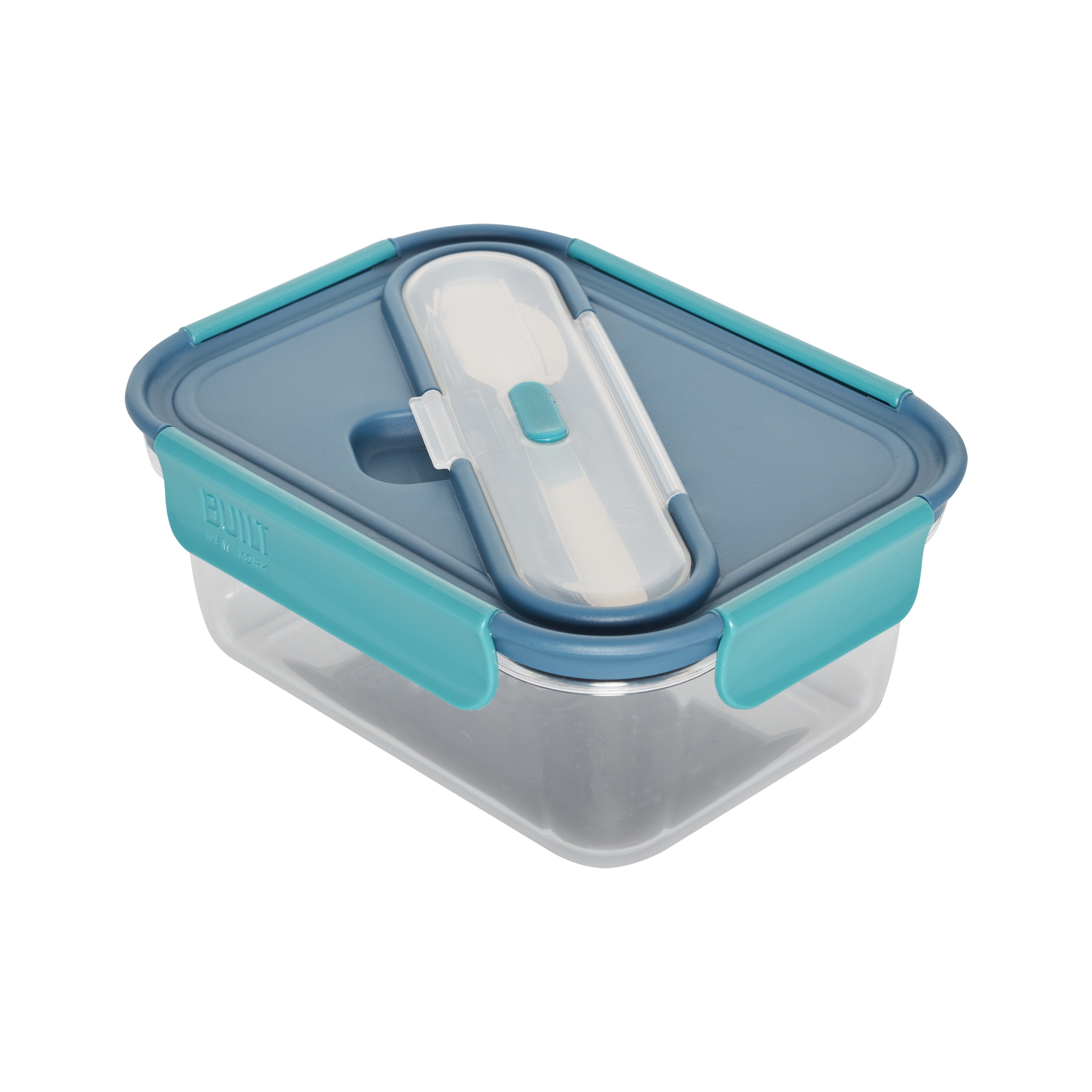 Built 5-piece 45-Ounce Tritan Bento Lunch with Stainless Steel Utensils ...