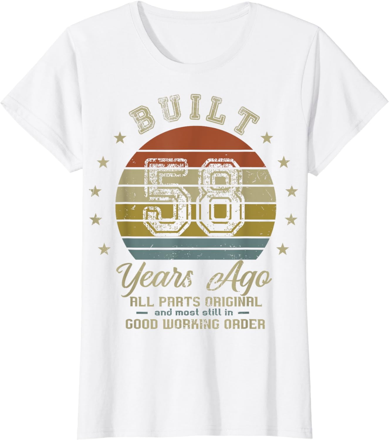 Built 58 Years Ago All Parts Original 58th Birthday T-Shirt - Walmart.com