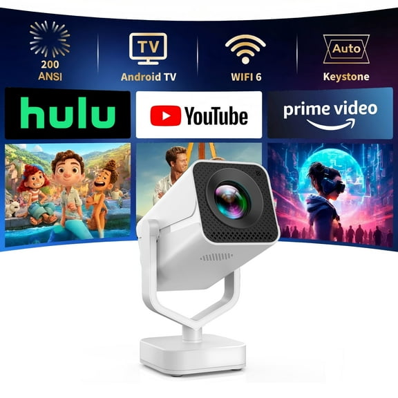 VANKYO Leisure 470 HD Mini Projector with Roku Express Streaming Player ...