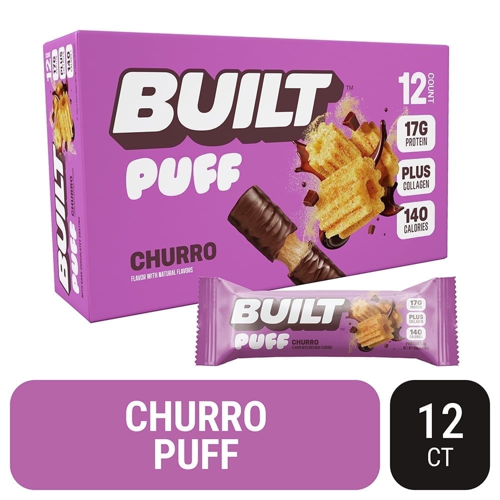 BUILT BAR CHURRO PUFF BAR 1.73 OZ - Walmart.com