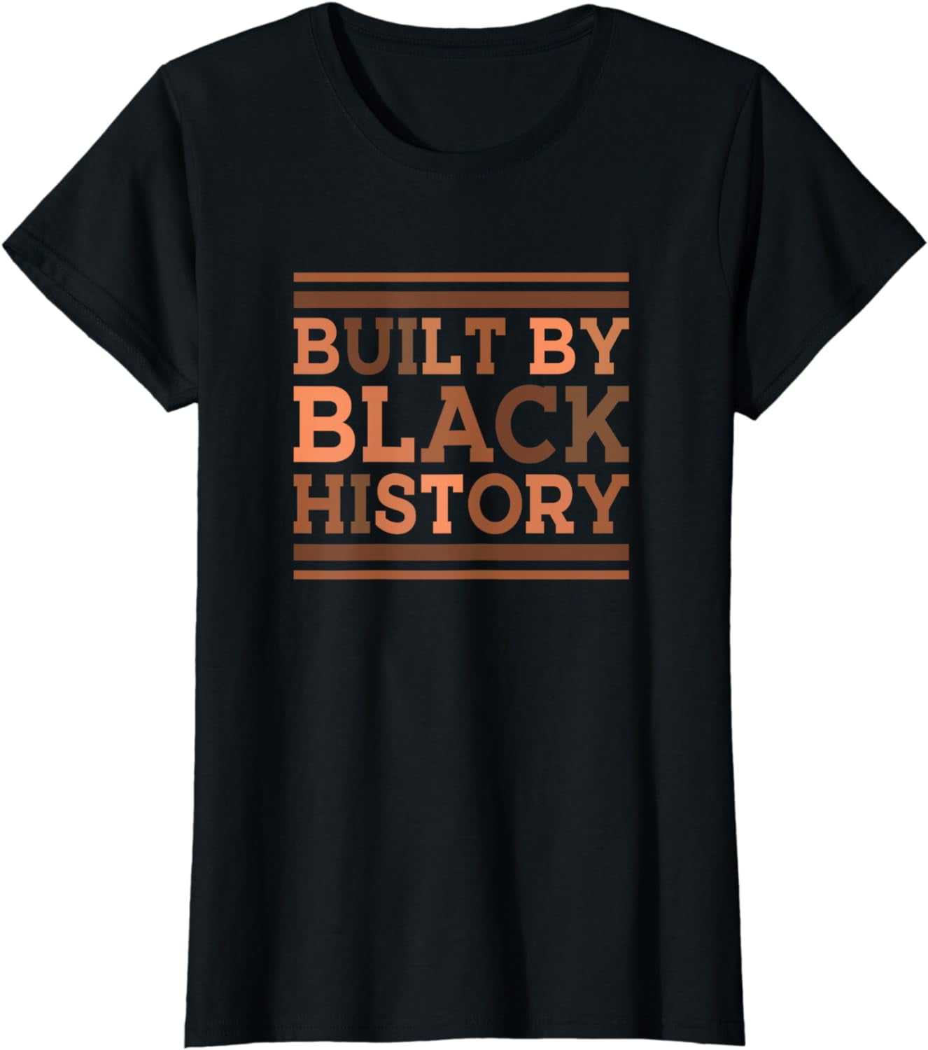 Built By Black History BHM African Pride Month Men Women T-Shirt ...