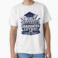Built Different Graduate Achievement Shirt, Graduation Graphic Tee ...