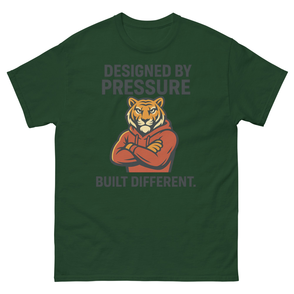 Built Different Graphic T-Shirt | Motivational Urban Streetwear by ...