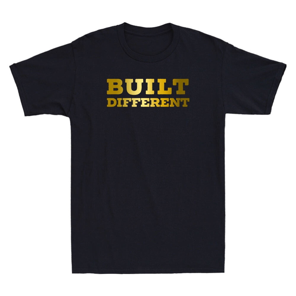 Built Different Shirt Meme Spruch Humor Fun Vintage Tee - Walmart.com