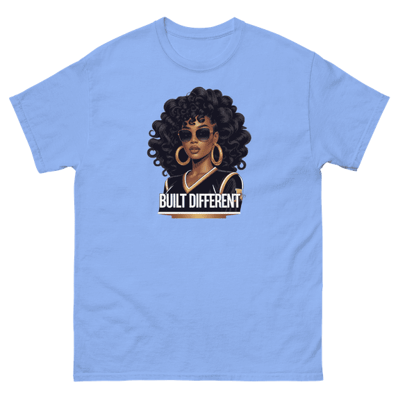 Built Different Tee – Bold Black Art, Gold Statement Style #5 - Walmart.com