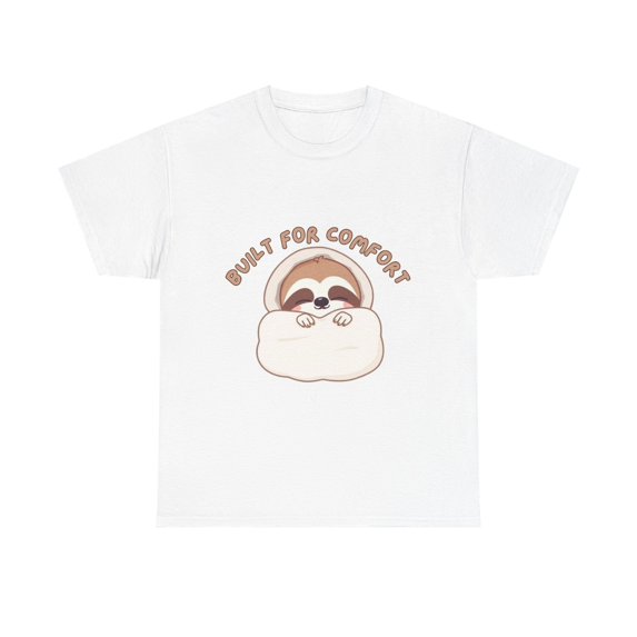 Built For Sloth Cute Cozy Sleeping Animal T-Shirt - Walmart.com