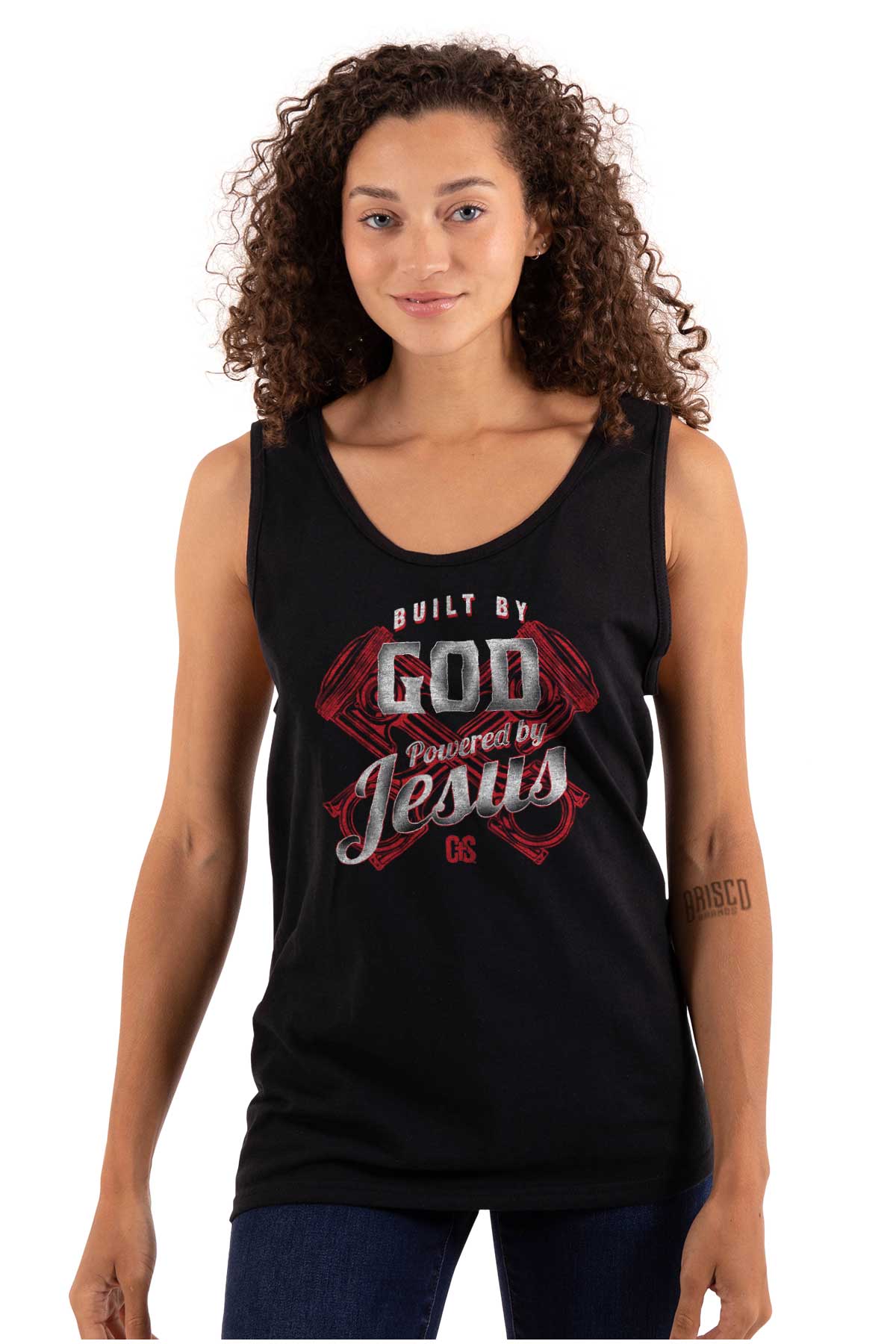 Built God Treasured Jesus Christ Tank Top T Shirts Men Women Brisco ...