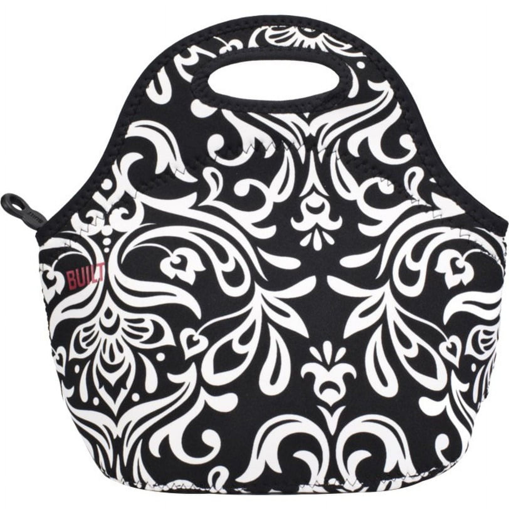 Built Gourmet Getaway Lunch Tote Damask Black - Walmart.com