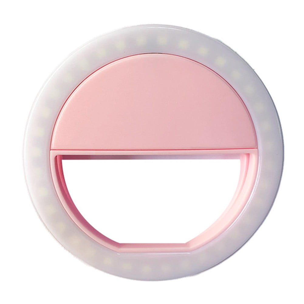 Built In Battery Mini Mobile Phone Ring Light Brightening Effect LED ...