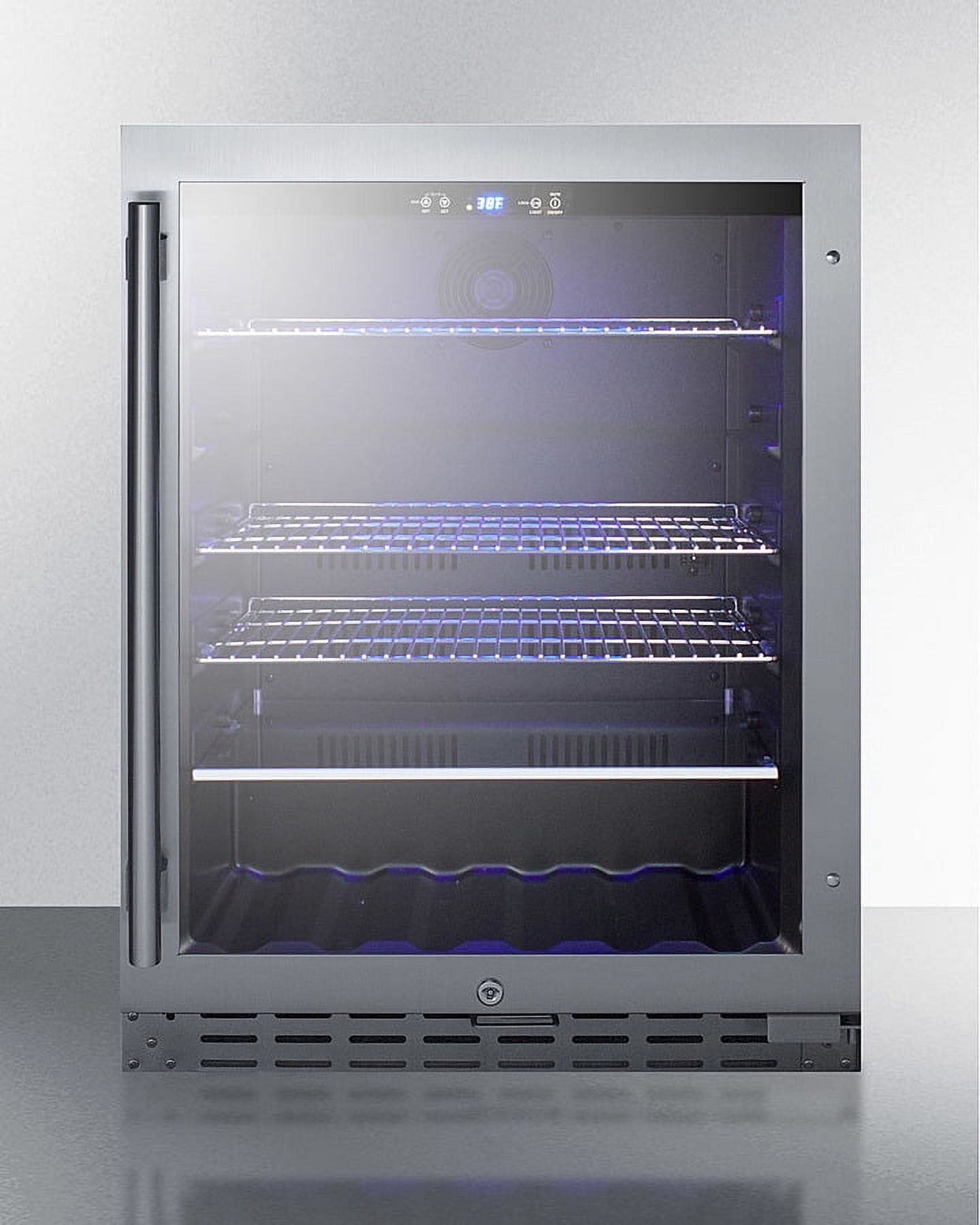 Large Beer Drink Display Shelf, ADA Compliant Built-In Beverage Cooler ...