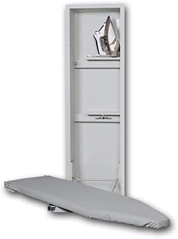 Built-In Ironing Center with 42 Inch Swiveling Ironing Board, Hot Iron ...