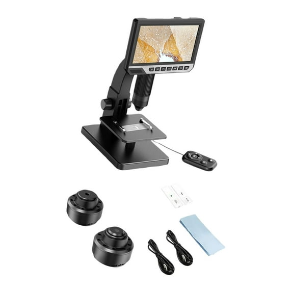 Built In Rechargeable 7Inch Screen Digital Microscope Magnification For ...