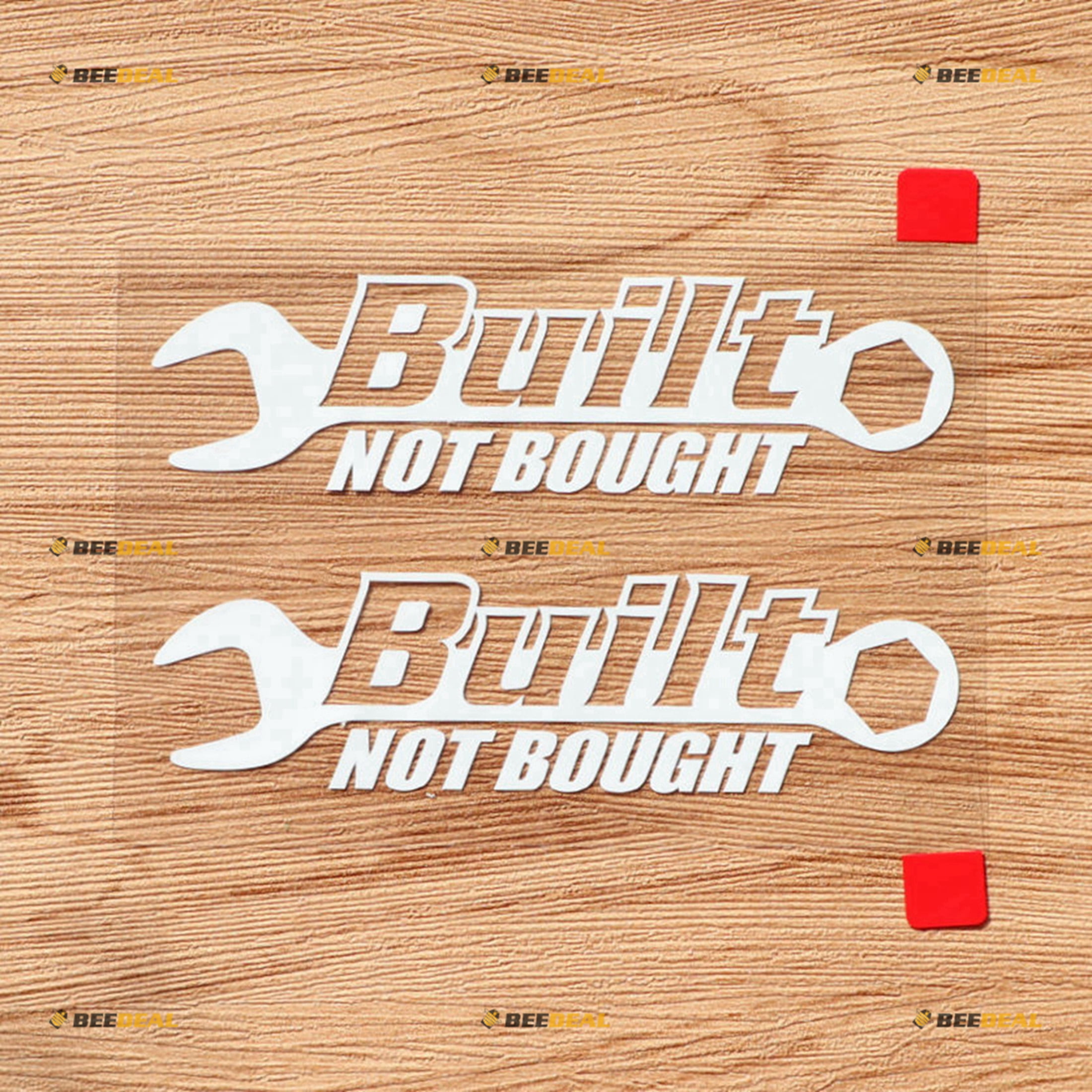 Built Not Bought Decal Sticker Vinyl JDM Euro Drift Racing - 2 Pack ...