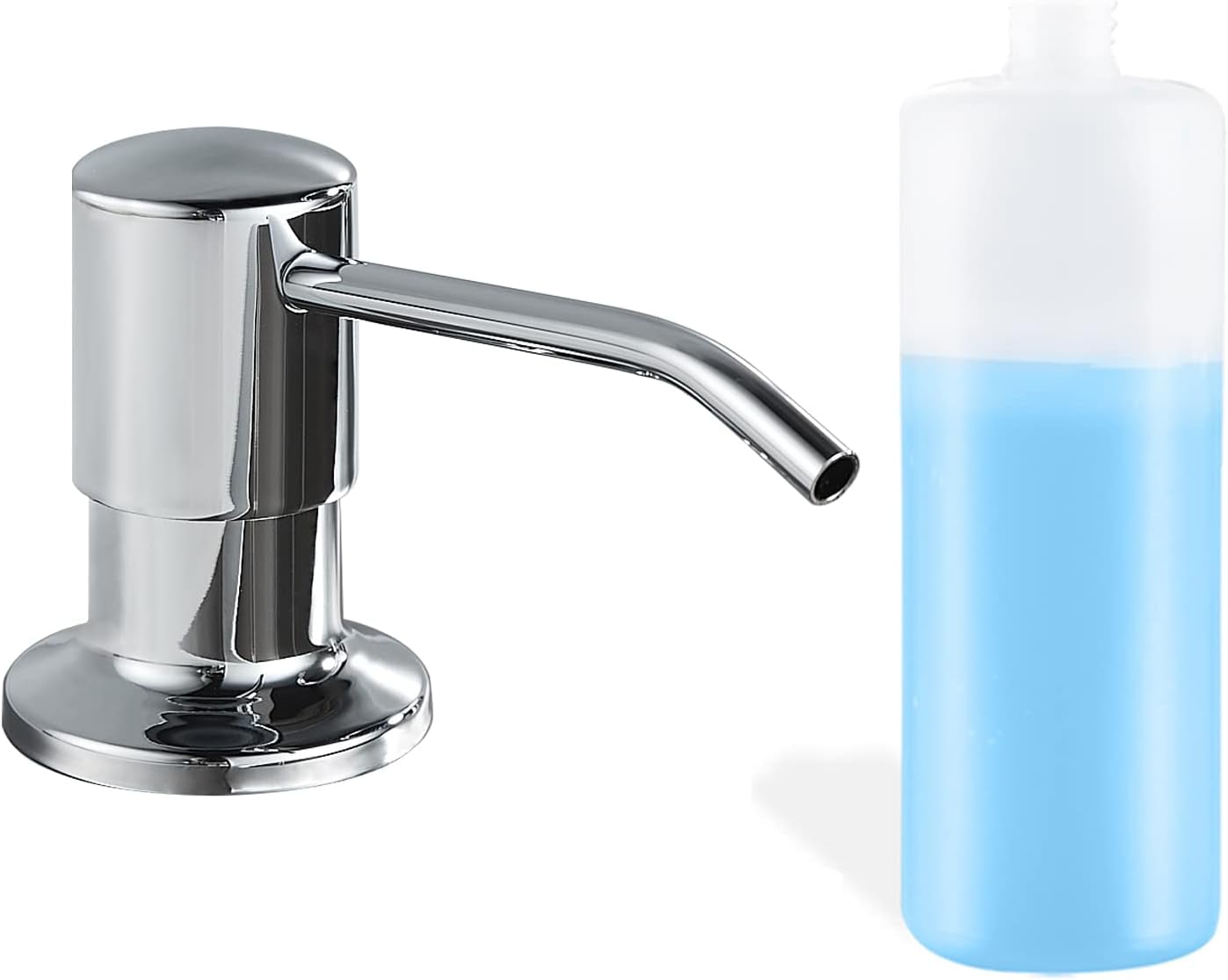Built in Soap Dispenser for Kitchen Sink, Chrome Stainless Steel ...