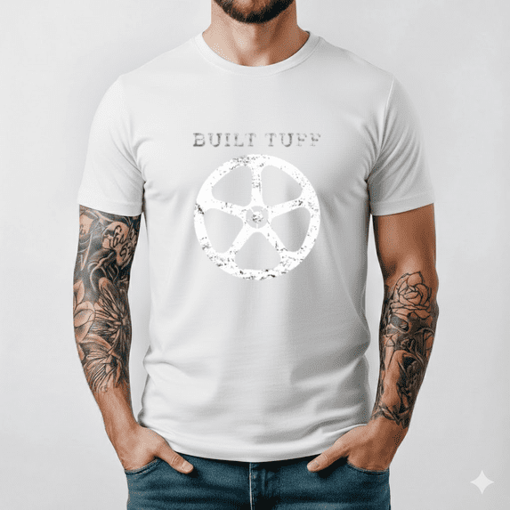 Built Tuff BMX Graphic Tee Short Sleeve Casual Cotton Blend Apparel Top ...