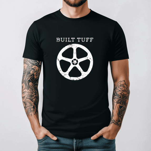 Built Tuff BMX Graphic Tee Short Sleeve Casual Cotton Blend Apparel Top ...