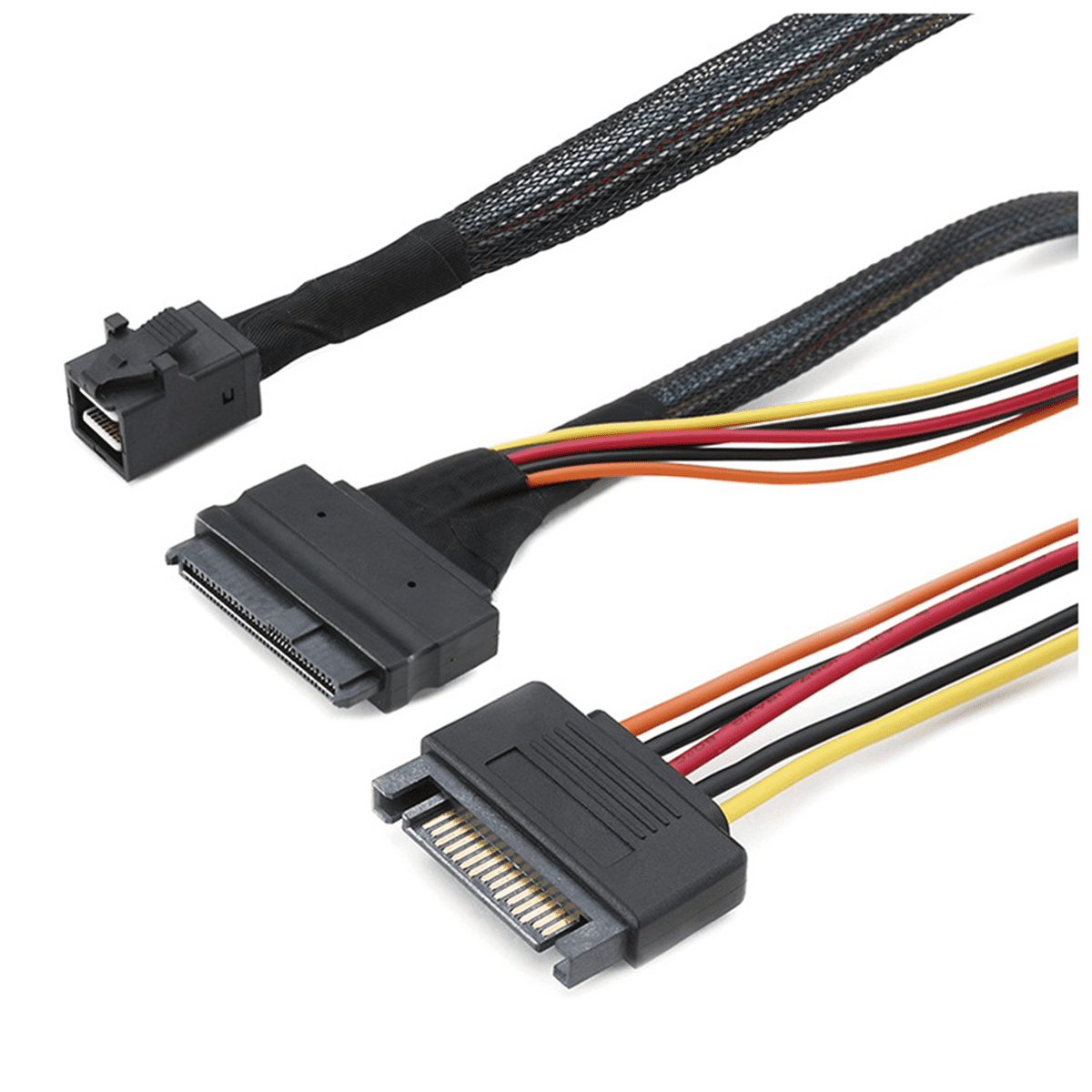 Built-in 12G Mini SAS HD to U.2 36P SFF-8643 SFF-8639 Cable with 15Pin ...