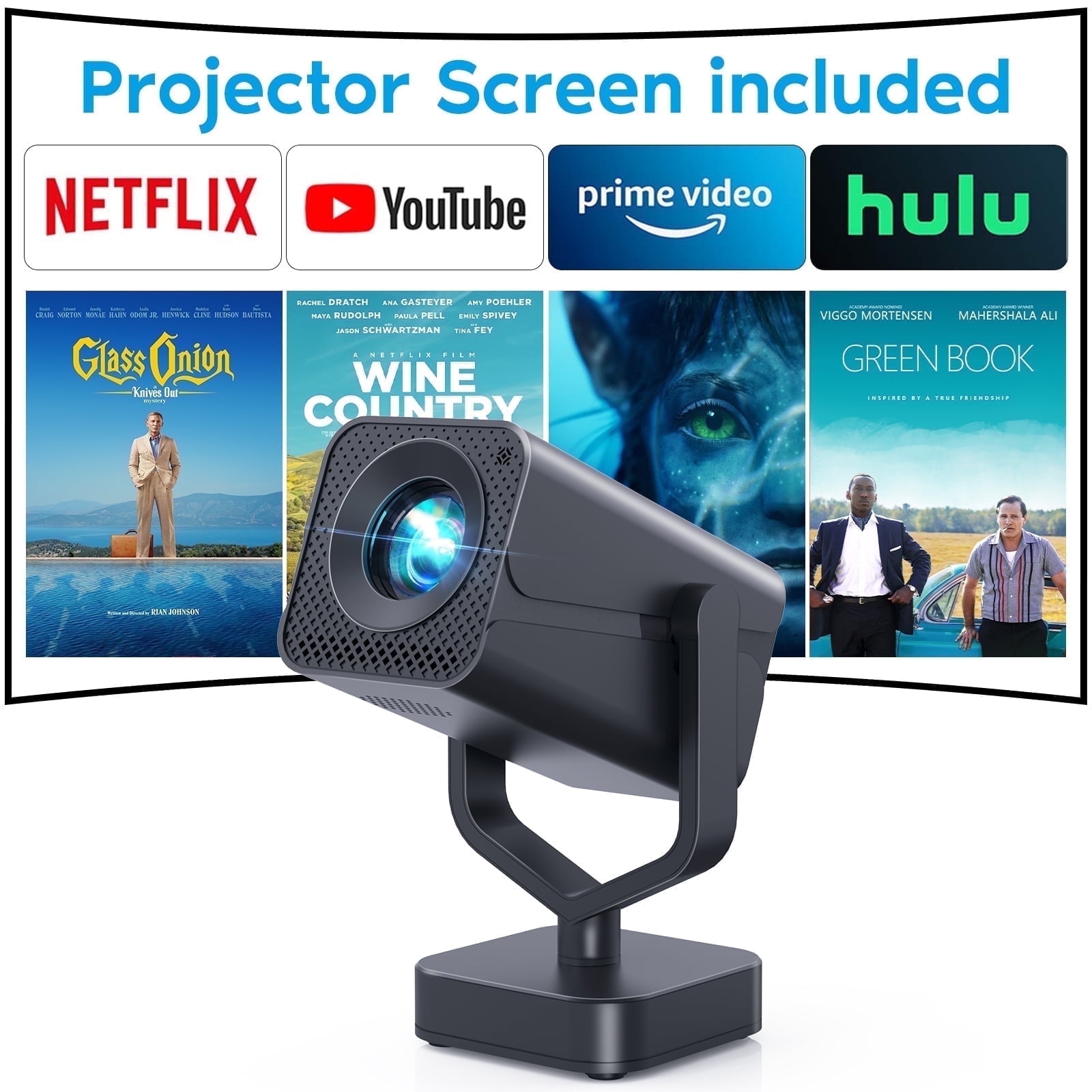 "Faltopu Mini Smart Projector with Android 11, 4K Support, WiFi and ...