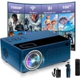 [Built-in Apps] 5G WiFi Bluetooth Smart Projector,Comes with a mini ...