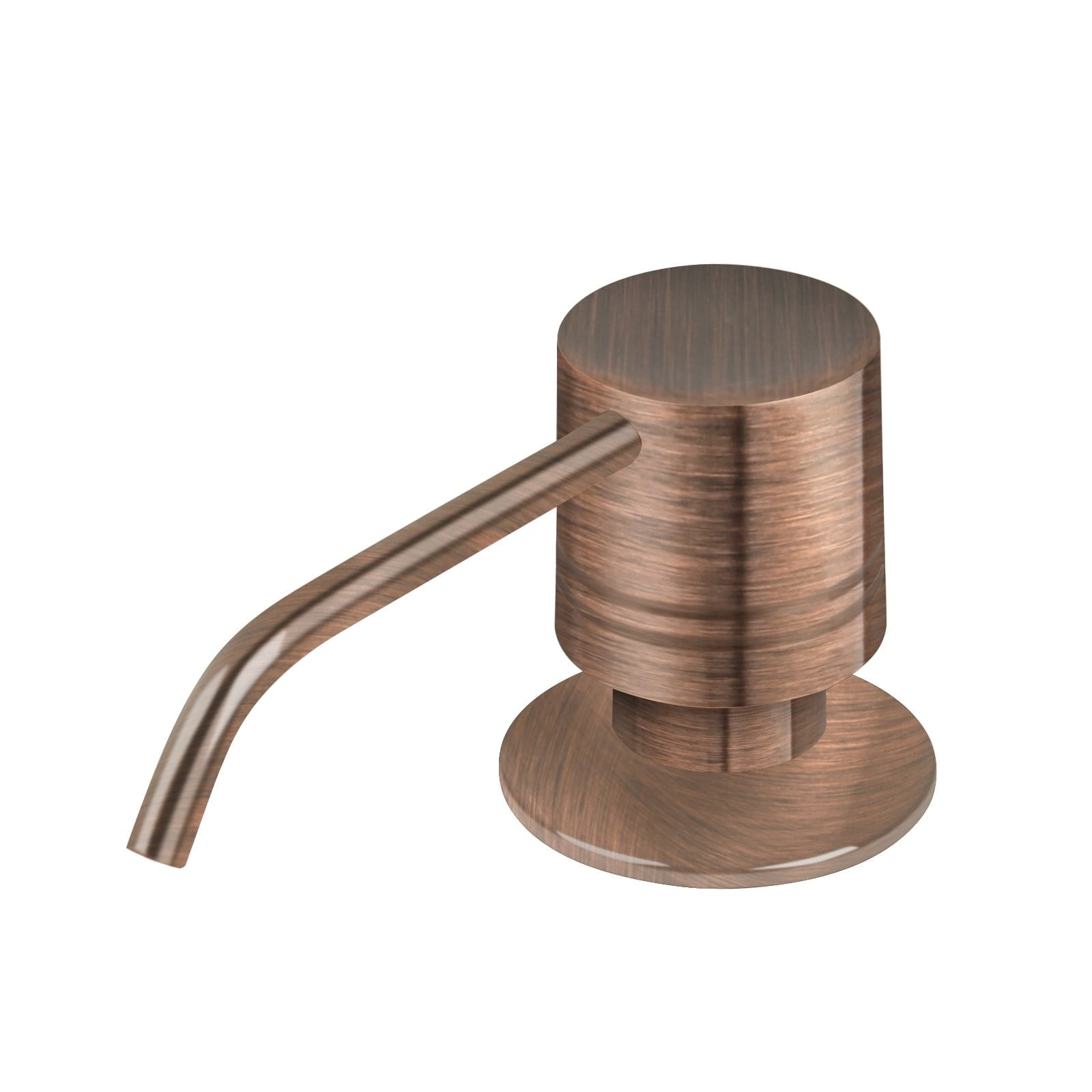 Built in Copper Soap Dispenser Refill from Top with 17 OZ Bottle - 3 ...
