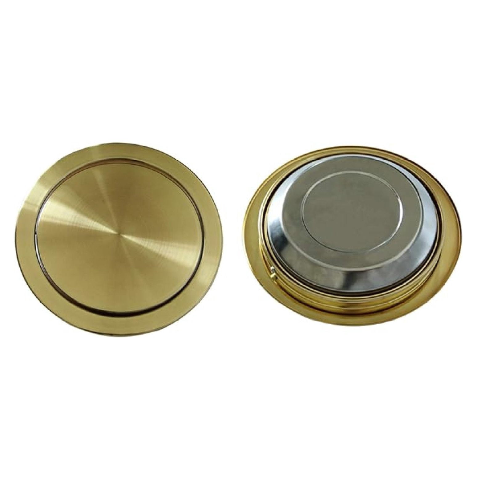 Built-in Countertop Trash Bin Waste Lid Balance Flap Cover- Stainless ...