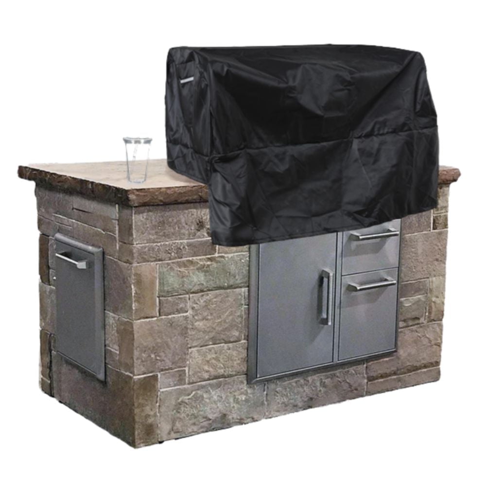 Built in Grill Cover, 600d Oxford Cloth BBQ Island Cover Heavy Duty ...