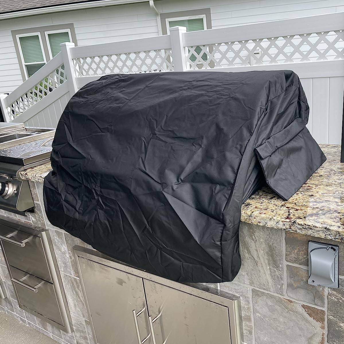Built-in Grill Cover for Blaze 32 Inch 4-Burner Gas Grill, Waterproof ...