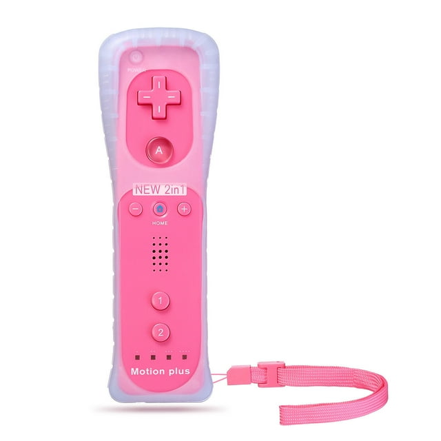 Built-in Motion Plus Wii Controller & Nunchuck with Case for Nintendo ...