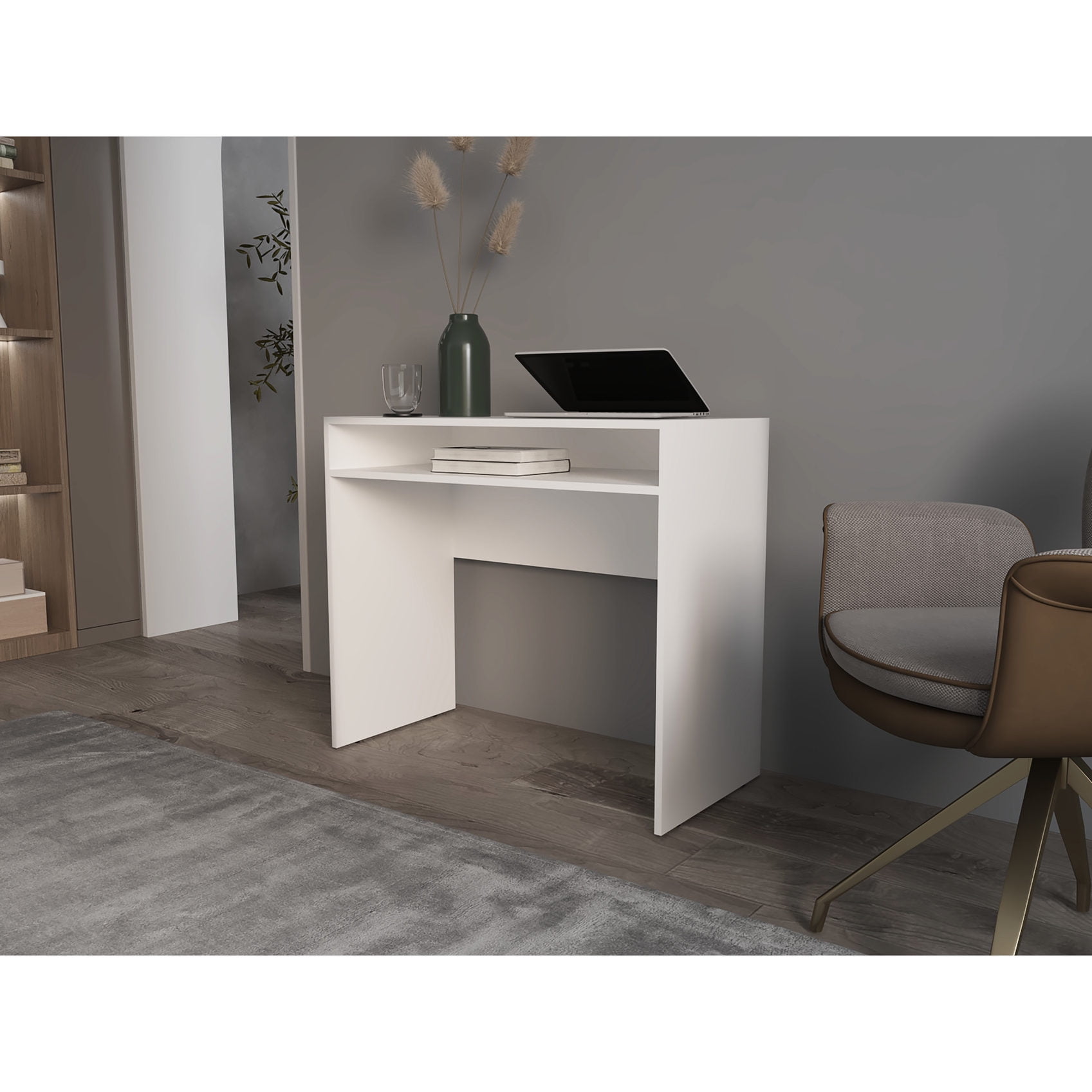 Built - in Storage for Keyboard and Books - Personal Study Space Made ...