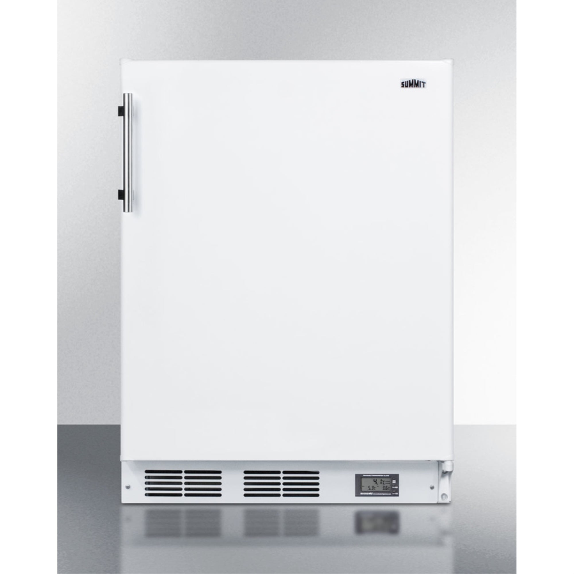 Built-in undercounter ADA compliant break room refrigerator-freezer in ...